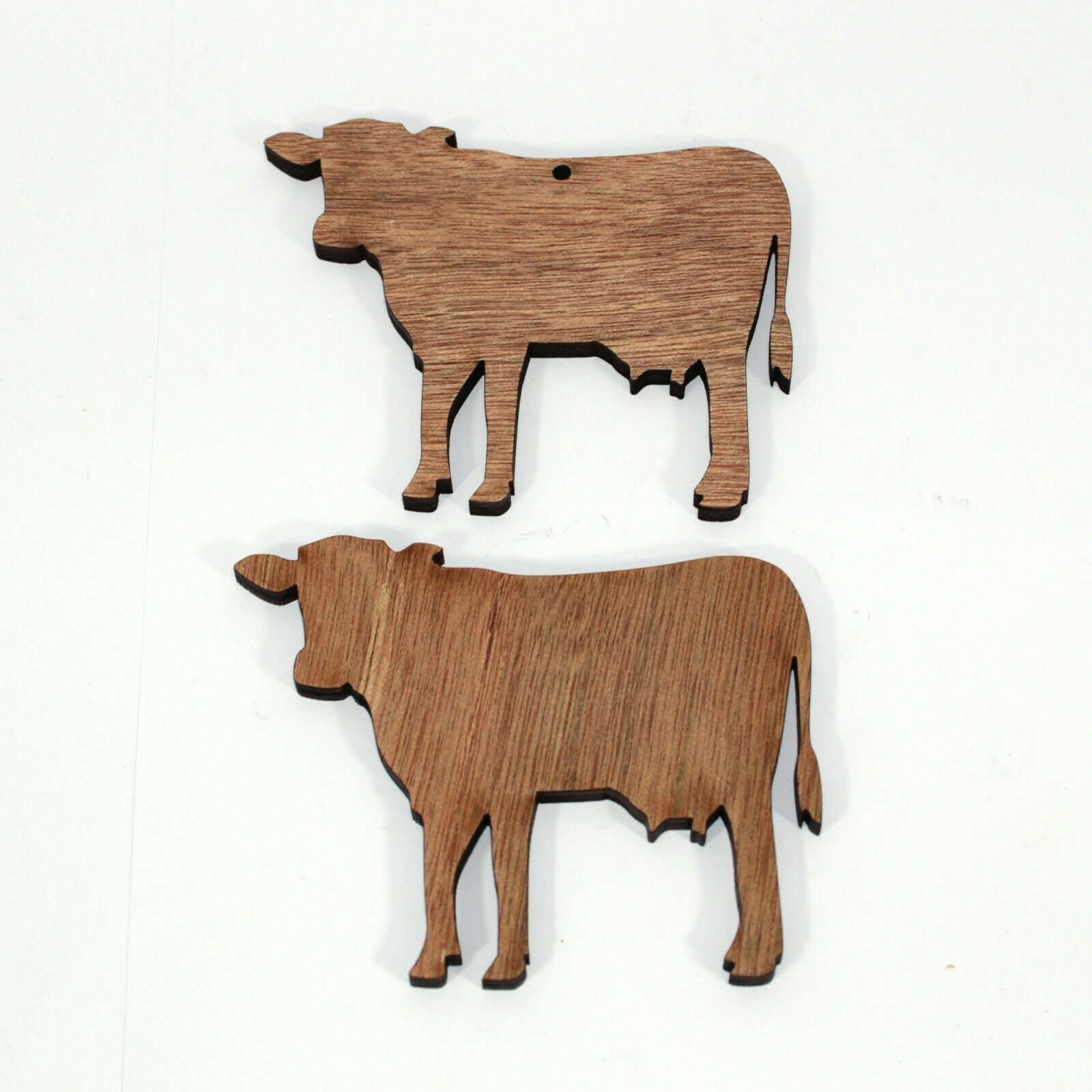 Cow laser cut plywood farm animal shapes with 3mm hole or without hole ...