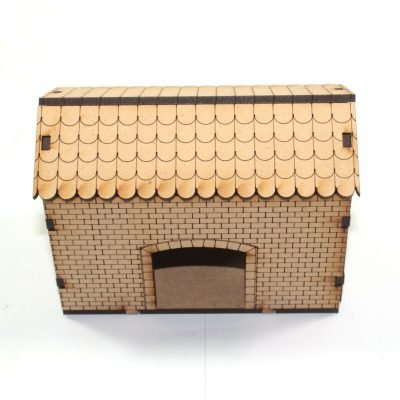 OO Gauge Model Railway MDF Laser Cut Barn / open sided Barn 00 - Bee ...