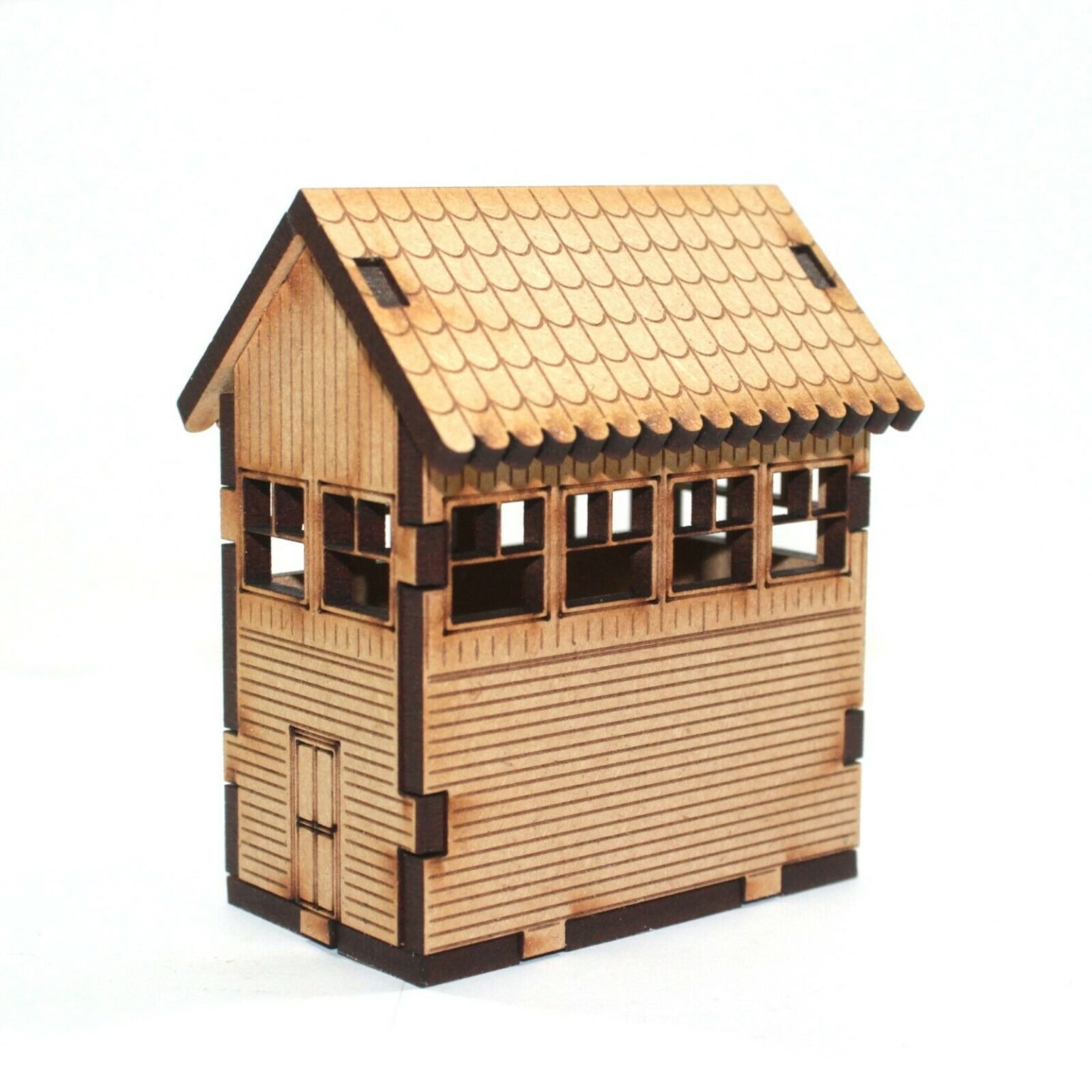 OO Gauge Model Railway MDF Laser Cut Tractor Shed / open sided Barn 00 ...