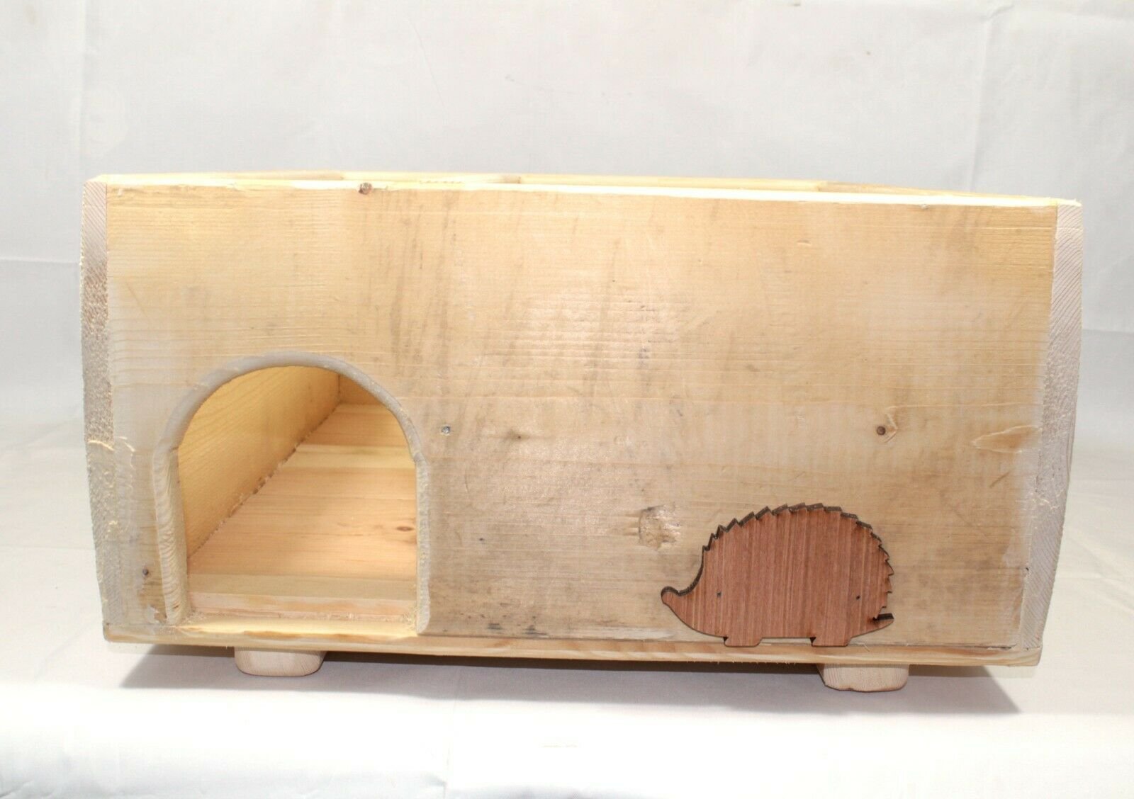 Hedgehog House Handmade personalised wooden box hibernation / shelter ...