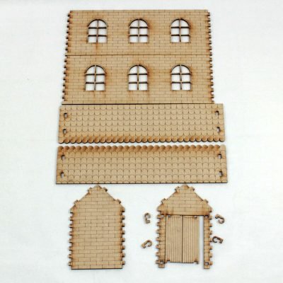 Single Track Engine shed OO Gauge Model Railway MDF Laser Cut 00 1:76 ...