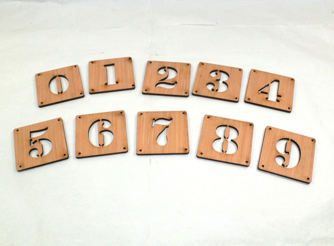 Bee BeautifulWooden Square Beehive Numbers 1-10
